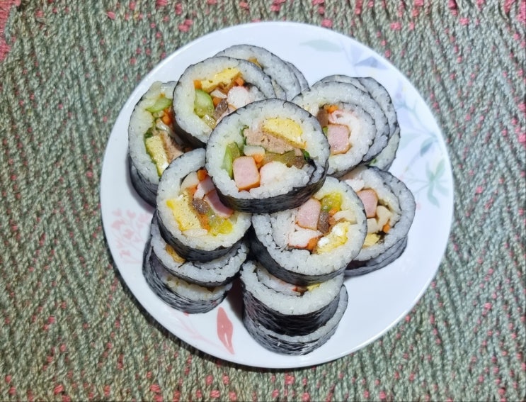 딸이 만든 집 김밥 오이 절이기 김밥 맛있게 싸는 법 네이버 블로그