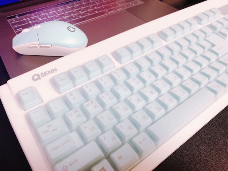 키감과 가성비가 굉장히 좋은 큐센 MK350 무선 키보드 사용 후기 : 네이버 블로그
