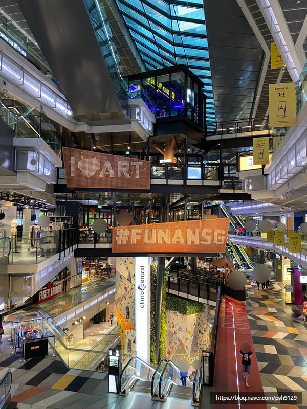 [아시아/싱가포르] Funan Mall = 푸난몰 (feat. MRT 역 2개가 가까운 대형 멀티플렉스, 포트캐닝파크 트리터널 ...