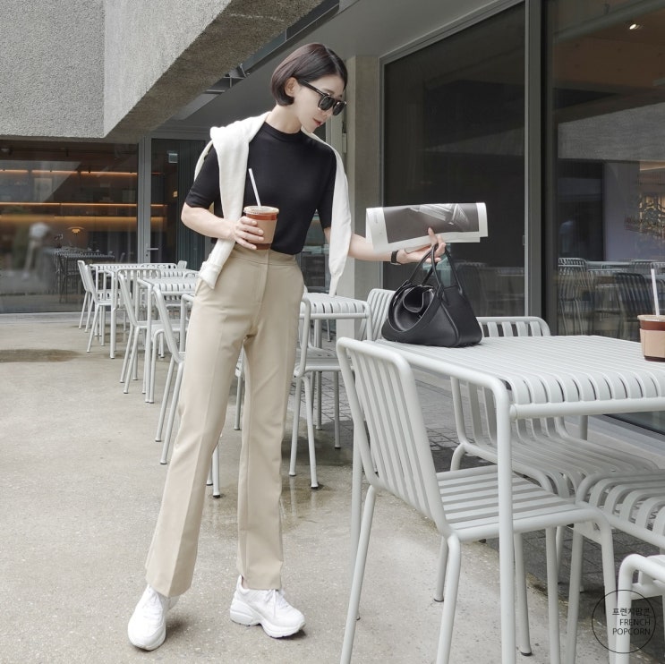 피에이티(PAT) 립문바지 올 가을 코디에 여성 편한 인생바지로 추천해! : 네이버 블로그