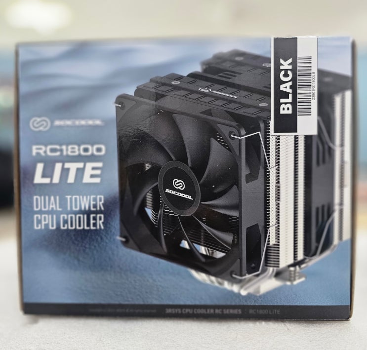 3RSYS Socoool RC1800 LITE 쿨러 개봉 및 장착기 : 네이버 블로그