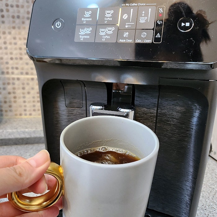 【리뷰】 가성비 커피머신 필립스 커피머신 EP1200/03 : 네이버 블로그