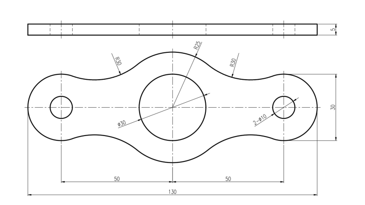 Autocad 원 필렛을 활용한 도면 그리기 네이버 블로그