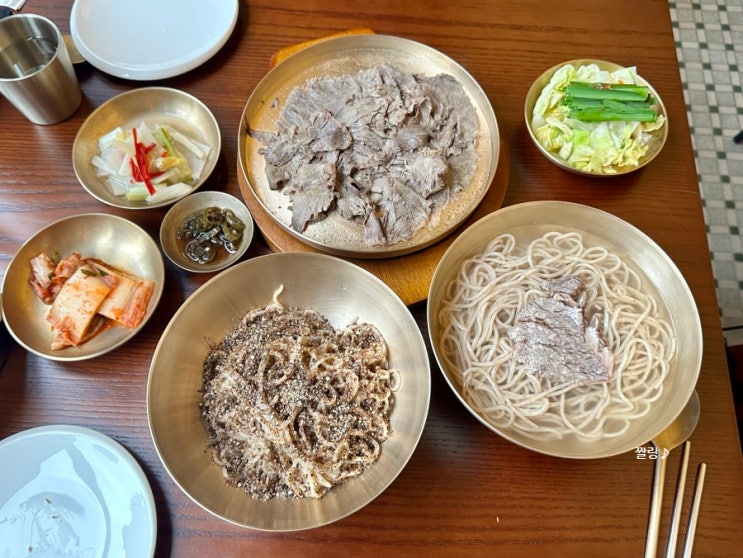 압구정로데오역 맛집 면서울 솔직후기 윤서울 미쉐린 1스타 면요리 들기름국수 네이버 블로그