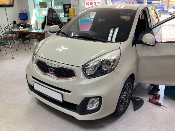 모닝 블랙박스 파인뷰 LXQ500파워 최저가 장착매장 : 네이버 블로그