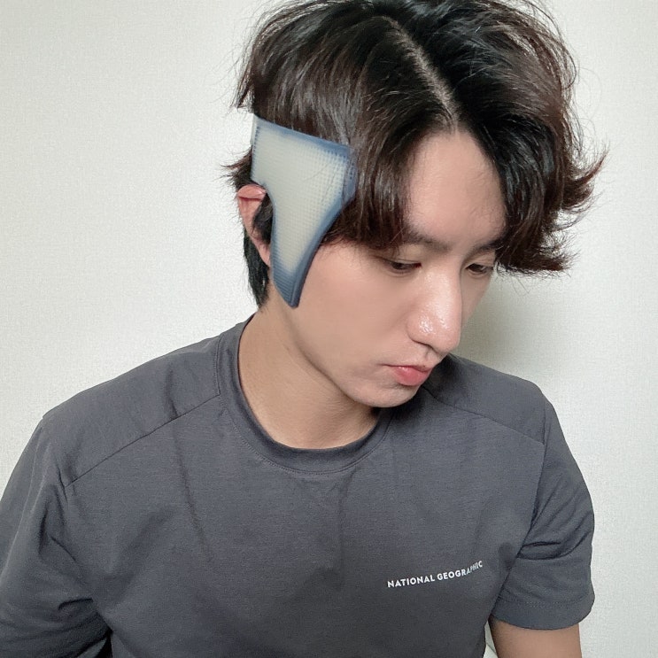 남자 짧은 헤어스타일 옆머리누르기 셀프다운펌 기계 숏박스 김원훈 포뷰트 드롭셋 네이버 블로그