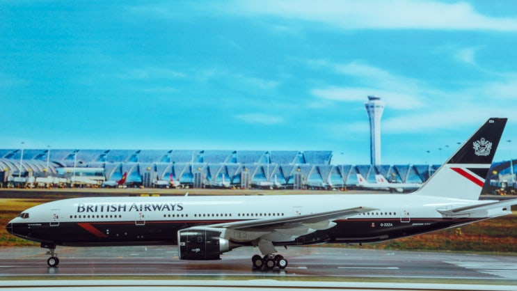 1:200 ARD-models British Airways B777-200 G-ZZZA 'landor livery' 다이캐스트 ...