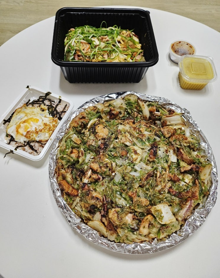 전주혁신도시맛집 사계절시장골목집 🍖 돼지통김치찌개 And 김치피자탕수육 And 해물 양장피 And 해물고추전 배달 후기 네이버 블로그