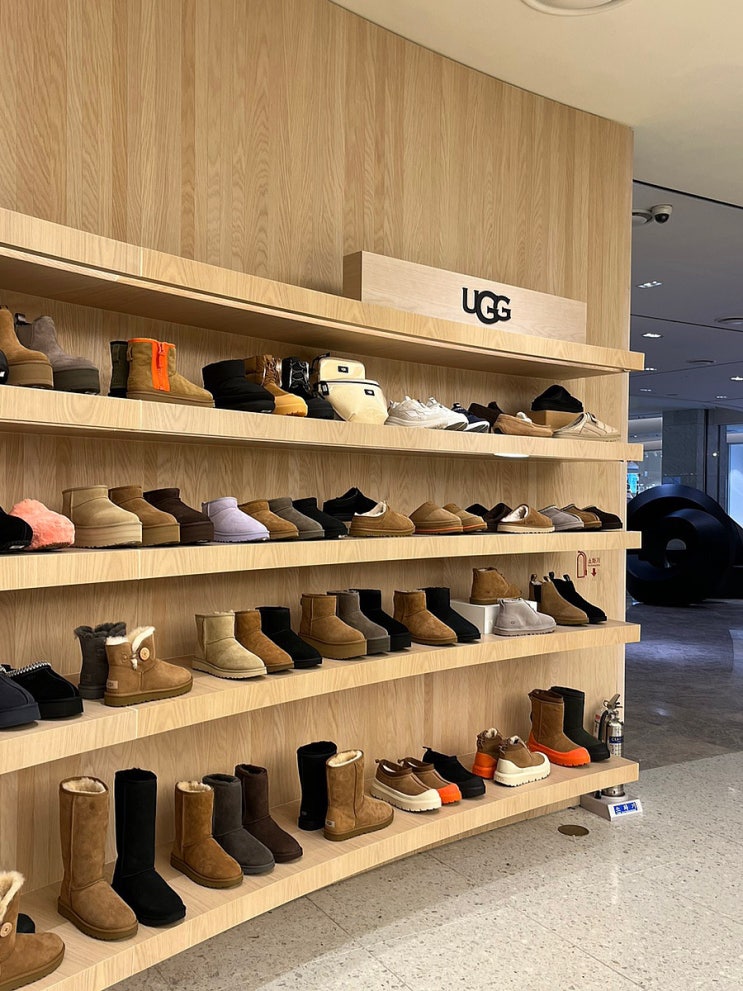 어그 Ugg 클래식 울트라 미니 플랫폼 양털 부츠 판교 현대백화점 착용 후기 사이즈 팁 네이버 블로그