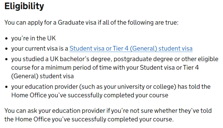 영국 Graduate Route Visa 타임라인 : 네이버 블로그
