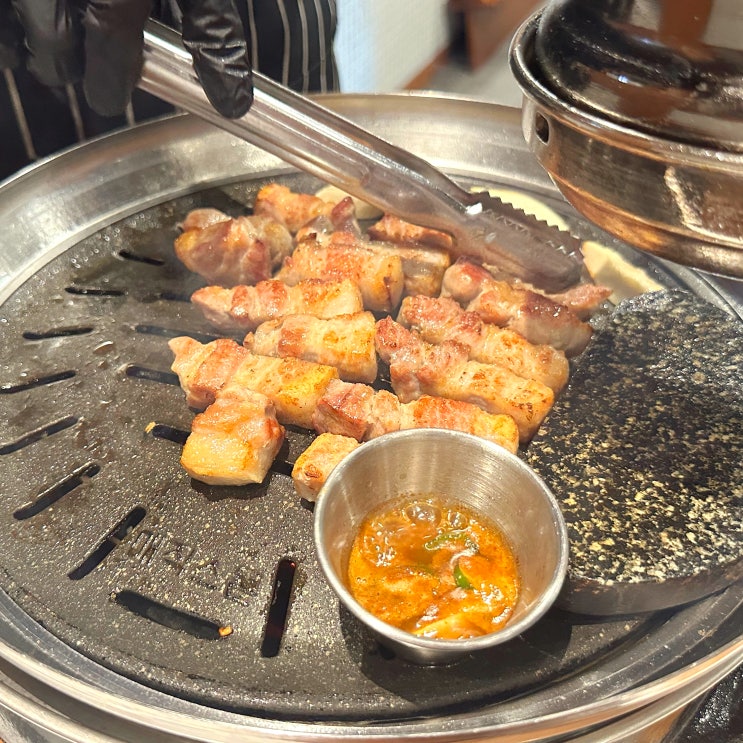 용인고반식당 광교상현역점 구워주는 고깃집 광교 상현역 삼겹살 맛집 네이버 블로그