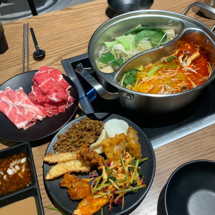 가든파이브맛집 아기랑 로운 샤브샤브 샐러드바 후기 유모차반입가능아기의자0 네이버 블로그