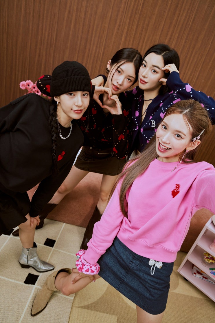 니트브랜드 MLB하트 카디건은 트렌디한 핑크 아이템 추천 : 네이버 블로그