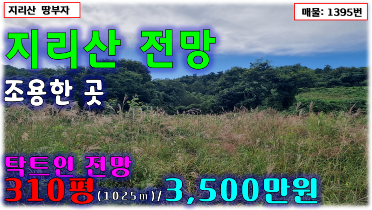 지리산 아래 탁트인 전망 나오는 함양 토지 매매함양부동산함양땅매매함안군 마천면부동산산청땅매매거창땅매매 네이버 블로그