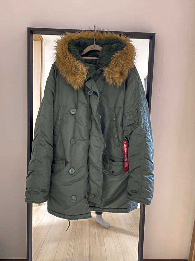 알파인더스트리 n3b 노말핏 M사이즈 팜(판매완료) : 네이버 블로그