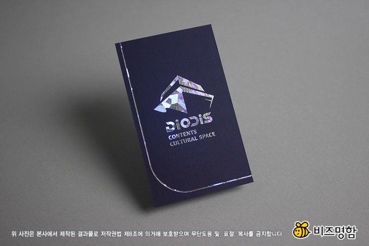 플라이크 블루 330g 세로명함 기업명함 홀로그램박명함 명함디자인 심플명함 명함제작 고급명함 명함인쇄 감성명함 명함 회사명함