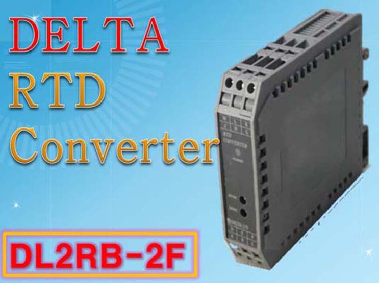 【산업용03】컨버터 DC24V Slim Temperature (RTD) Signal Converter DL2 Series ...