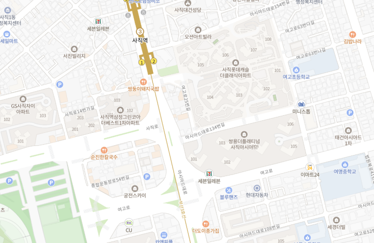 사직 롯데캐슬더클래식과 동래래미안아이파크 입지와 가격 비교 네이버 블로그