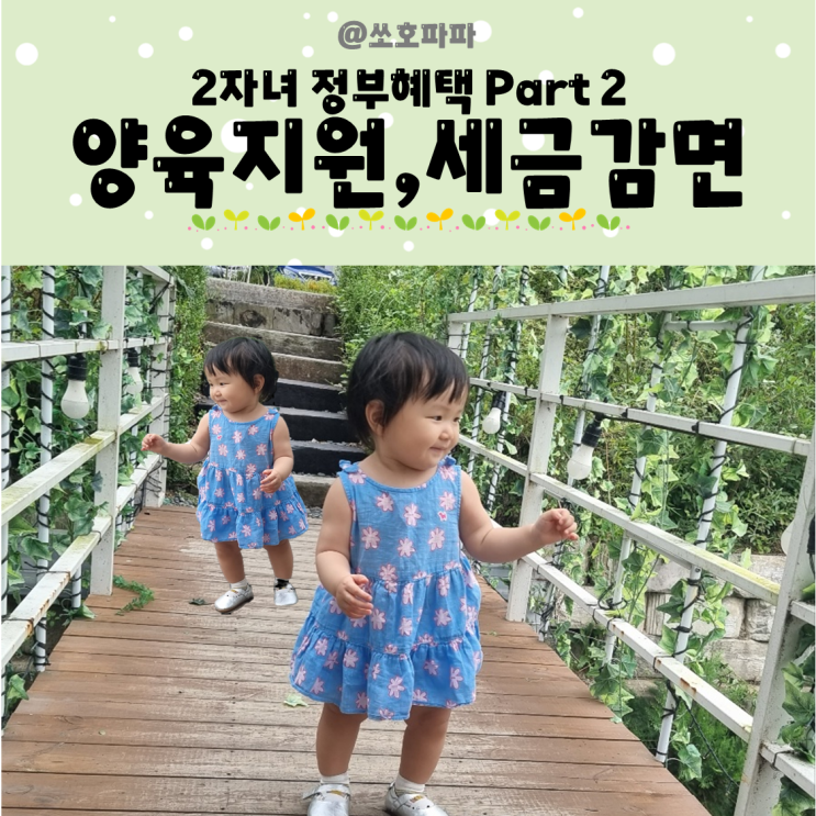 다자녀 혜택 Part2 2자녀 혜택의 모든 것 양육 지원 공공요금 감면 및 세금 감면 네이버 블로그