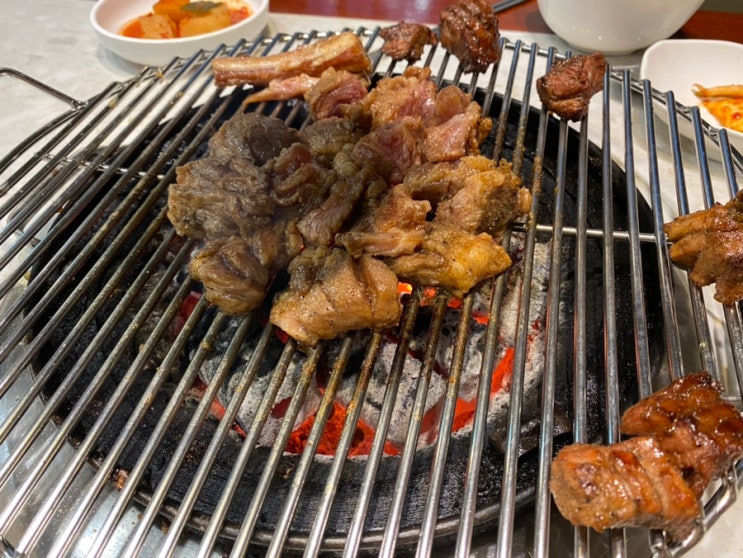 맛깔나는 양념 돼지 갈비 광교 갈비꽃 메뉴 주차 영업시간 네이버 블로그