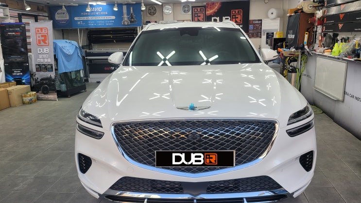 제네시스 GV70 스퍼터 반사 DUBIR R 열차단썬팅 + 파인뷰 LXQ500 블랙박스 시공 [안양썬팅 이지비아카인스톨] : 네이버 블로그