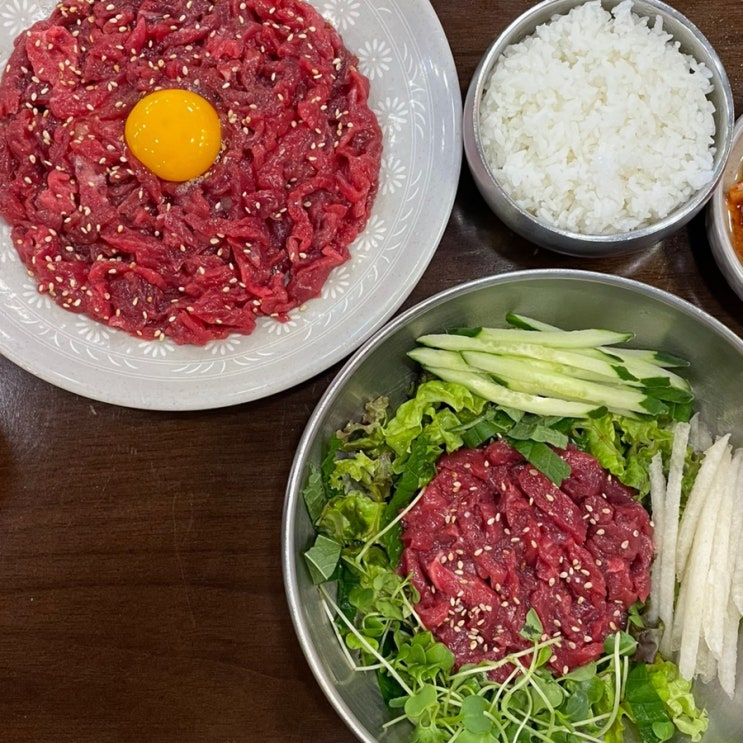 종로 부촌육회 광장시장 육회 미쉐린 맛집 웨이팅 네이버 블로그
