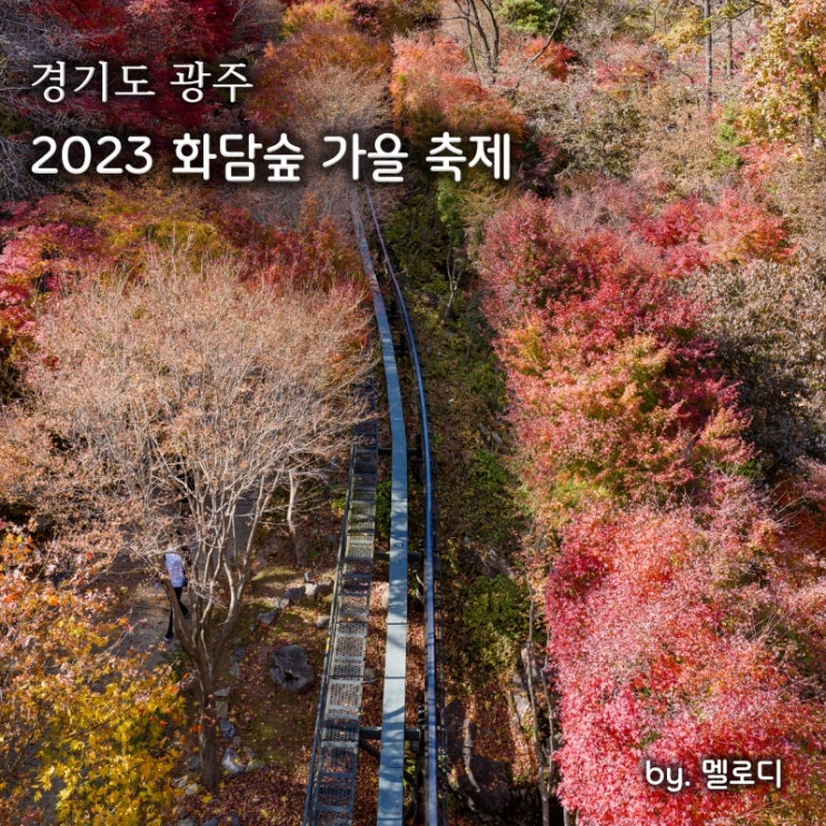 화담숲 가을 단풍 축제 예약 모노레일 사전예약 절정시기 네이버 블로그