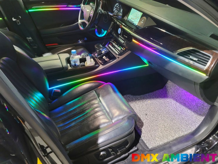 제네시스 eq900 g90 엠비언트, 비노출 무드등이 채우는 웅장함 : 네이버 블로그