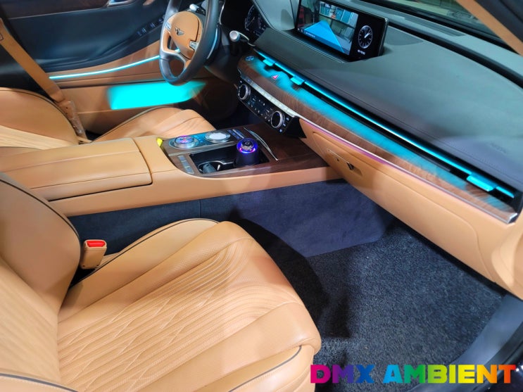 순정 퀄리티로 제네시스dh g80 엠비언트 라이트 튜닝 : 네이버 블로그