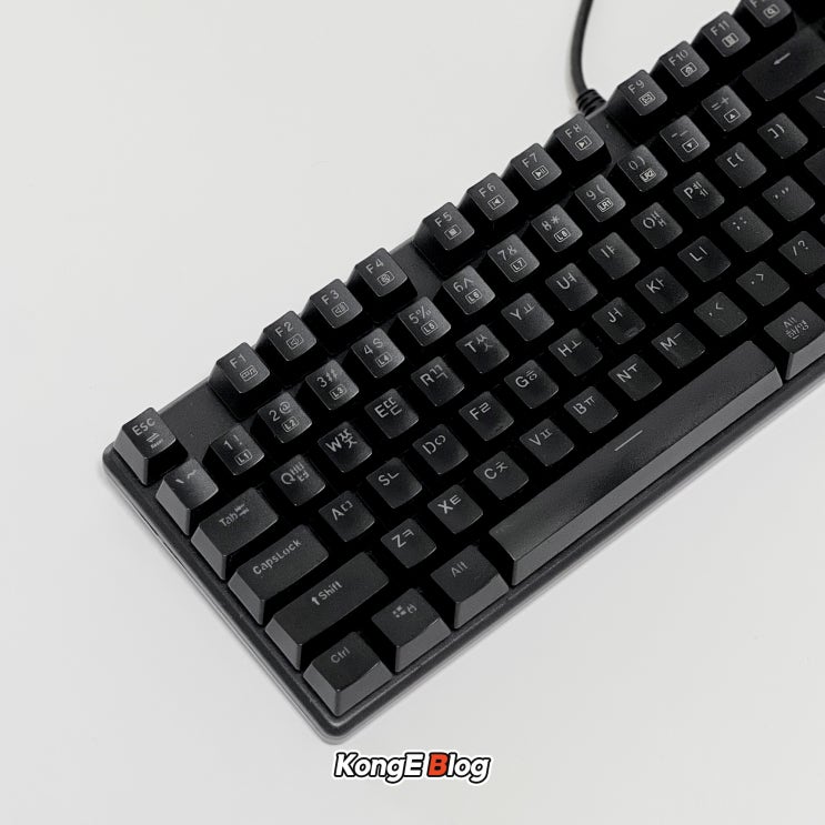 가성비 좋은 앱코 해커 K590 게이밍 기계식 키보드 사용 후기 : 네이버 블로그