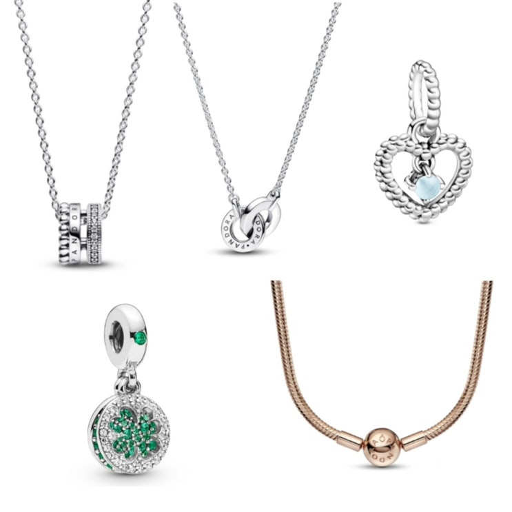 판도라목걸이 실버 브랜드 추천 커플 여자 남자(로고 파베, 시그니처, 스네이크, 탄생석, 네잎클로버 참) : 네이버 블로그