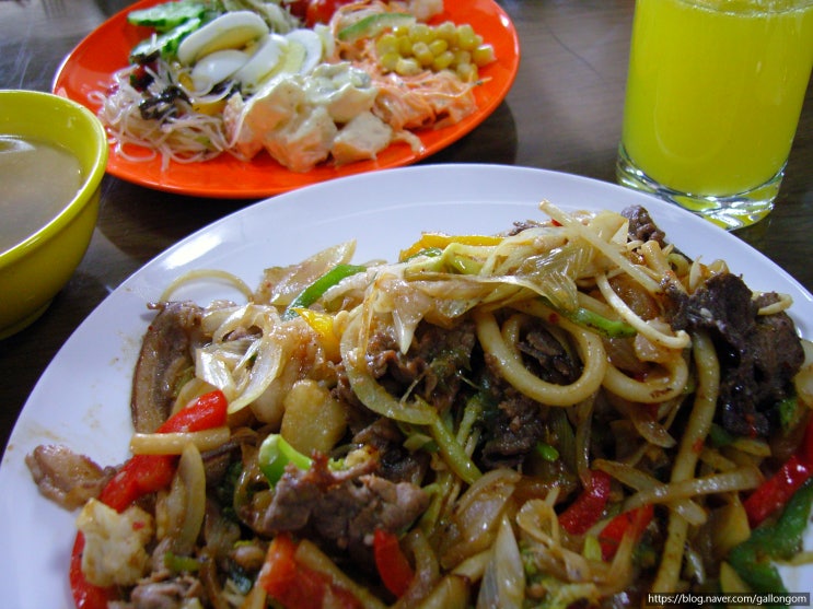 [Mongolia] 몽골, 카자흐스탄 출장: 울란바토르 몽골리안 BBQ 식당 알타이 ALTAI MONGOLIAN BARBECUE ...