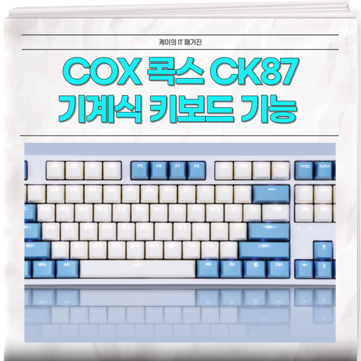 COX 콕스 CK87 기계식 키보드 기능 성능 리뷰 : 네이버 블로그