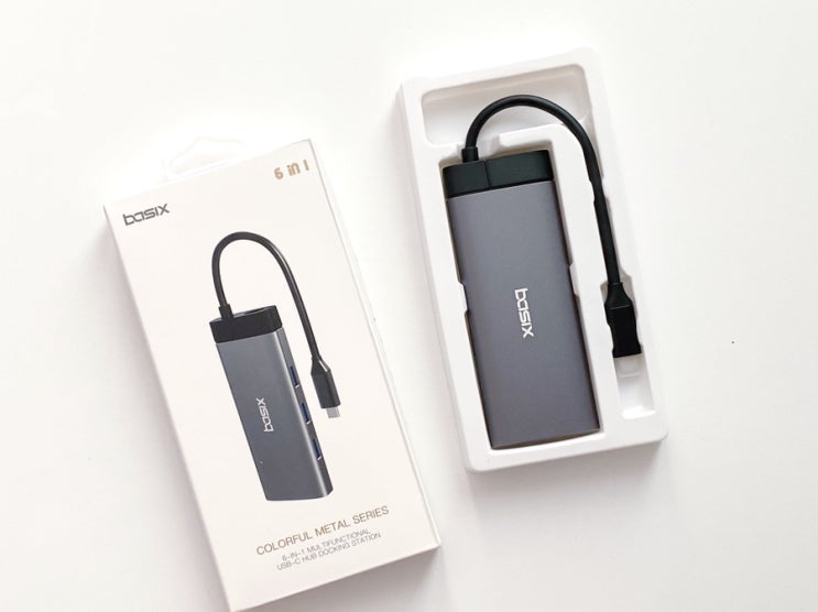 USB 멀티허브 추천 베이식스 노트북 C타입 6in1 : 네이버 블로그