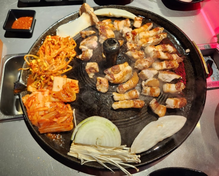 마산 합성동맛집 정육점김씨 합성점 솥뚜껑 삼겹살 네이버 블로그