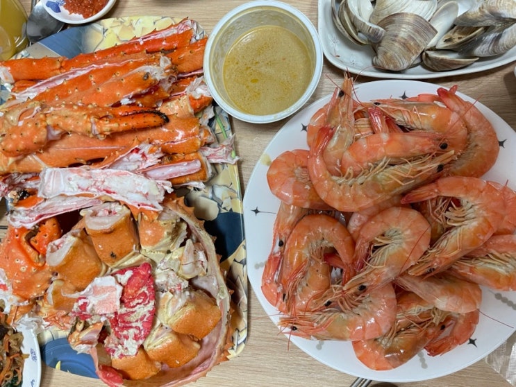 하남 저울치기 없는 일오삼수산 킹크랩대하 방문 포장하기 네이버 블로그