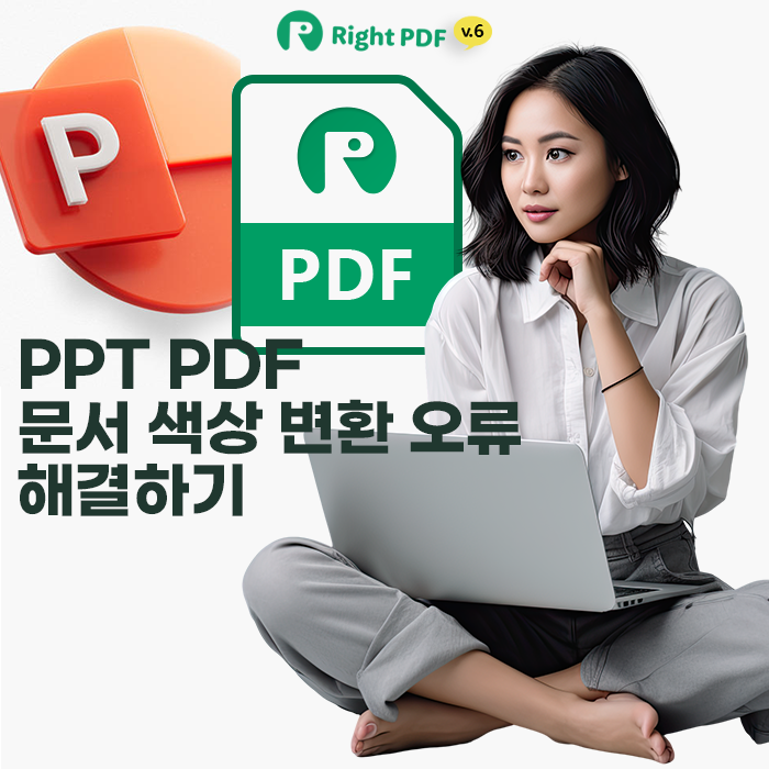 PPT PDF 색상 변환 오류 기본 설정으로 해결 : 네이버 블로그