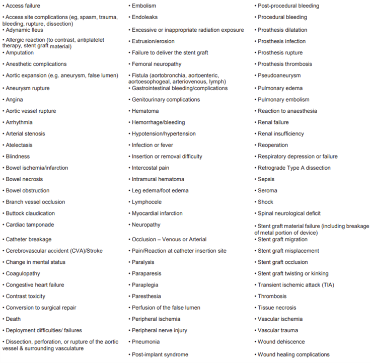 TEVAR PROCEDURE (2)- Valiant stent graft Manual recommend : 네이버 블로그
