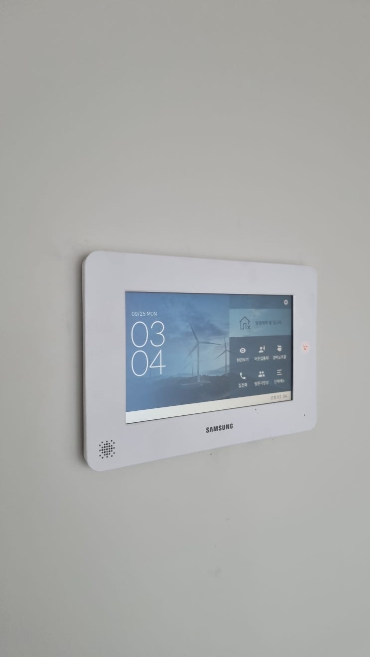 인천 서구 당하동 원당금호어울림1차아파트 비디오폰교체 삼성비디오폰sht-8820 : 네이버 블로그