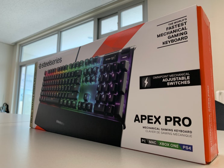 스틸시리즈 FPS키보드 Apex Pro US 사용후기 : 네이버 블로그