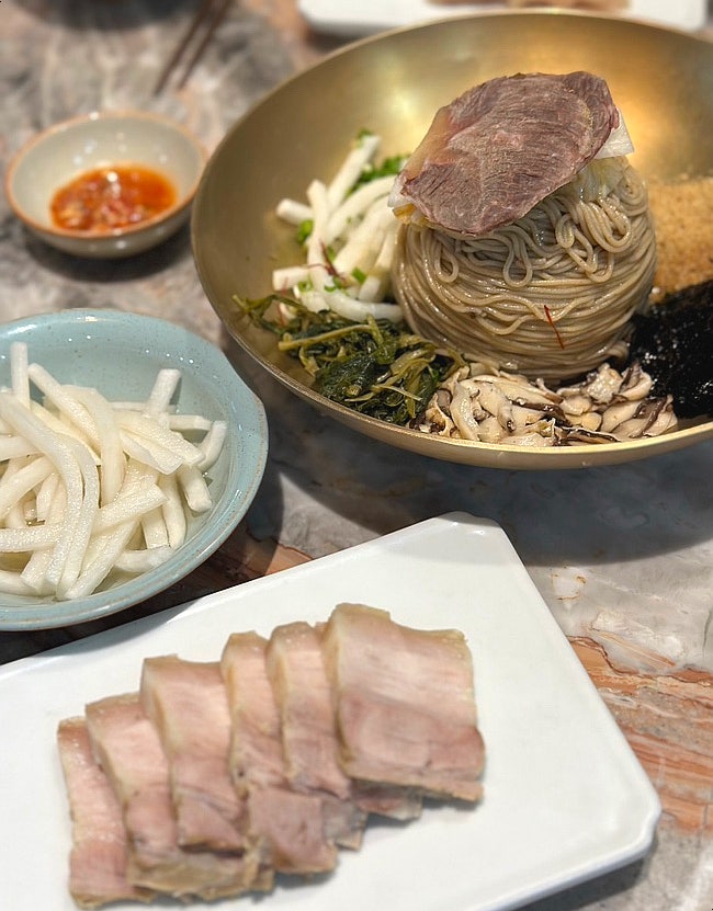 서울에서 맛보는 제주 메밀 광평 평양냉면갈비 삼성점 네이버 블로그