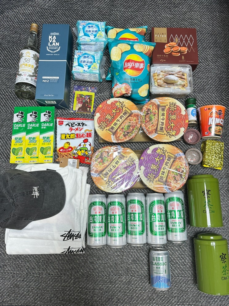 2박 3일 대만 타이베이 여행 경비편 환전 경비 타이베이 기념품 까르푸 꾸이린점 카발란 위스키 타이베이 택스리펀