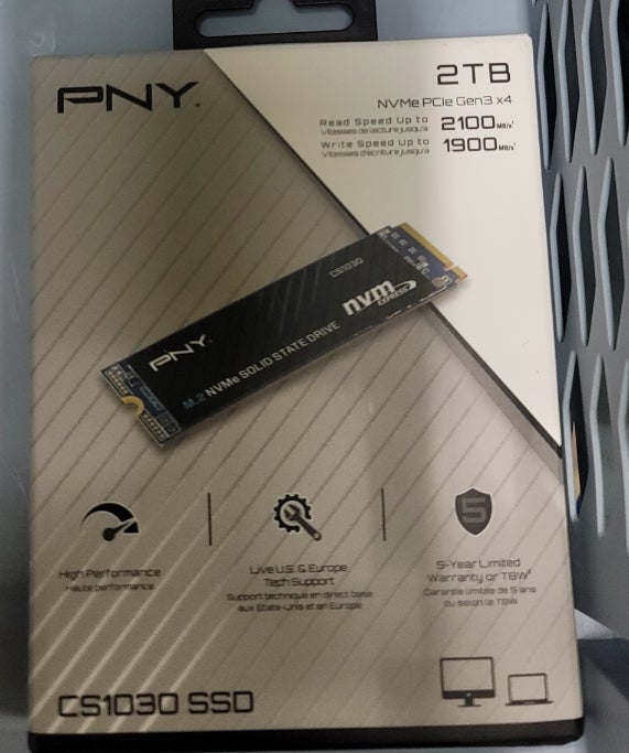 SSD 외장하드. PNY CS1030 2TB, 앱코 외장케이스 S-Pro : 네이버 블로그