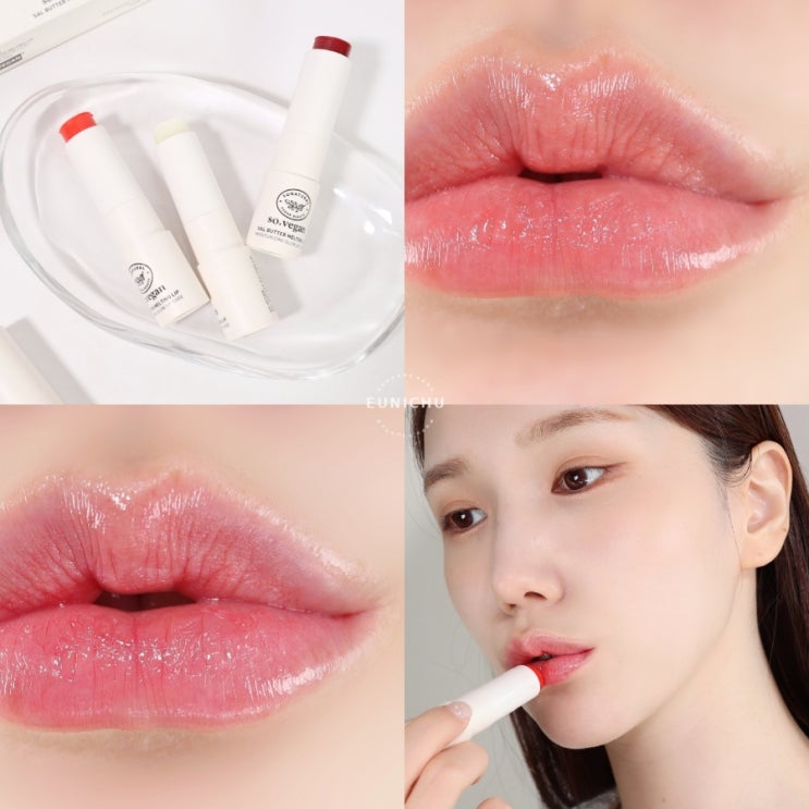 컬러립밤 추천 쏘내추럴 살버터멜팅립 고보습 비건립밤 3종 발색 리뷰 네이버 블로그