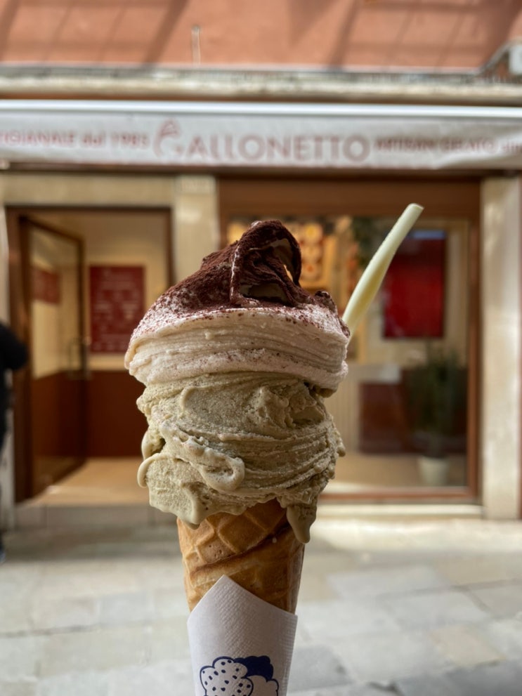 이탈리아 베니스 젤라또 원탑 Gelateria Gallonetto : 네이버 블로그