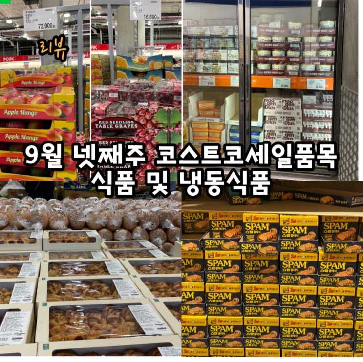 9월 넷째주 코스트코 세일품목 식품 및 냉동식품 네이버 블로그