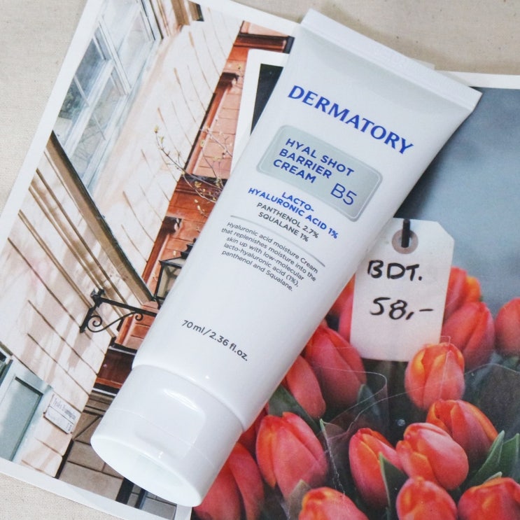 [DERMATORY] 피부 수분 가득 채워 물벽 세우는 더마토리 히알샷 베리어 크림 비5 : 네이버 블로그