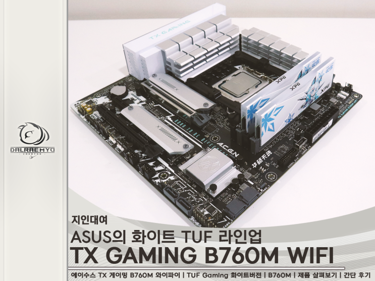[PC] ASUS TX GAMING B760M WIFI 리뷰 / 화이트 버전 TUF - 천선희 : 네이버 블로그
