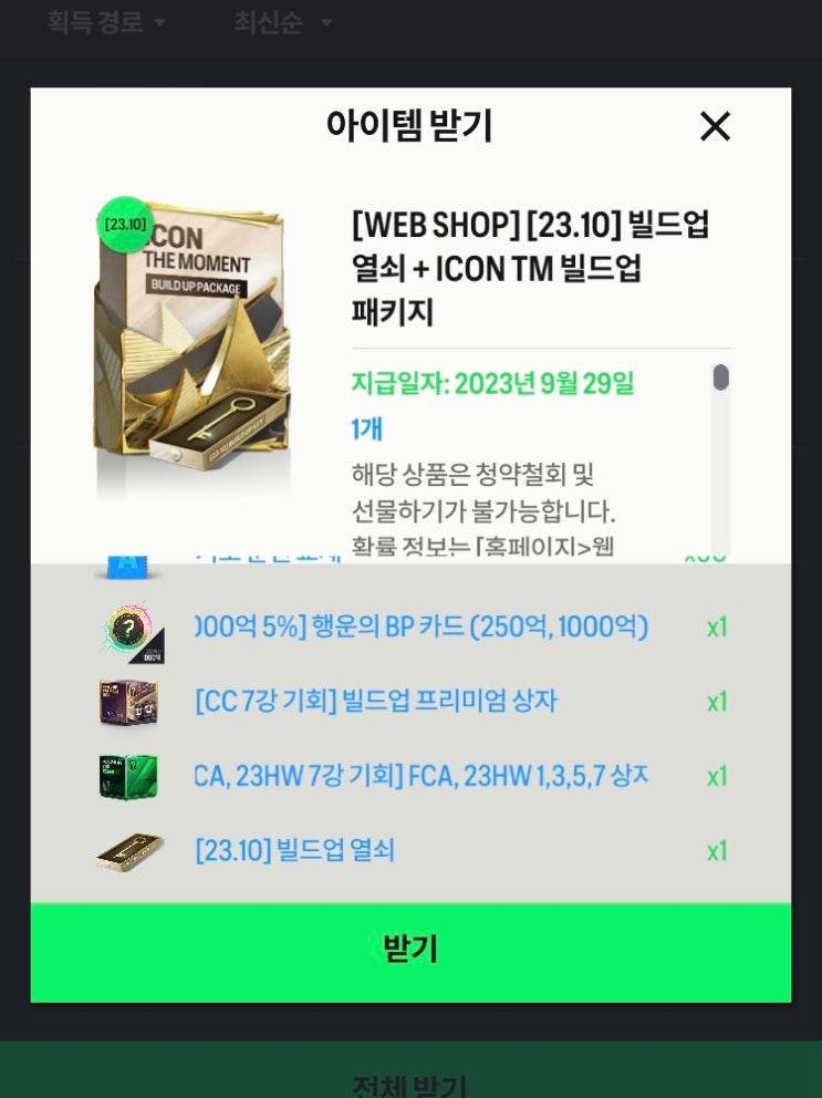 피파4 빌드업열쇠 + ICON TM 빌드업패키지 결과 !! : 네이버 블로그