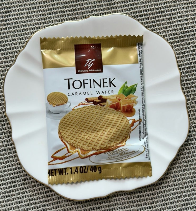 토피넥(TOFINEK) 카라멜 와플/트레이더스 수입과자 : 네이버 블로그